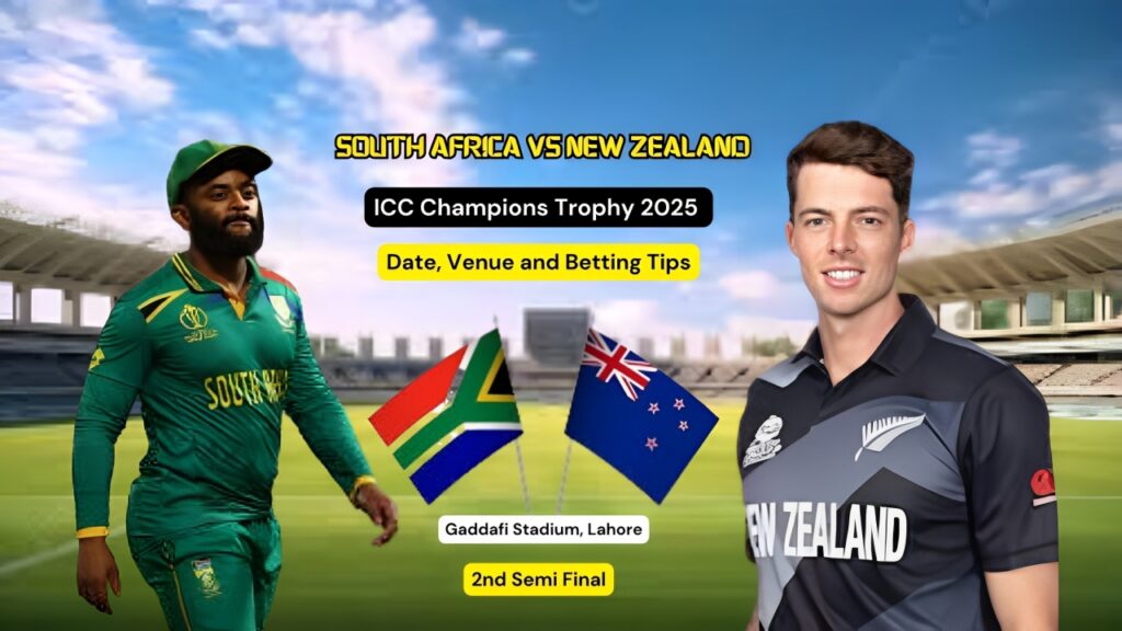 South Africa vs New Zealand CT 2025 Semi-Final – Date, Venue and ...